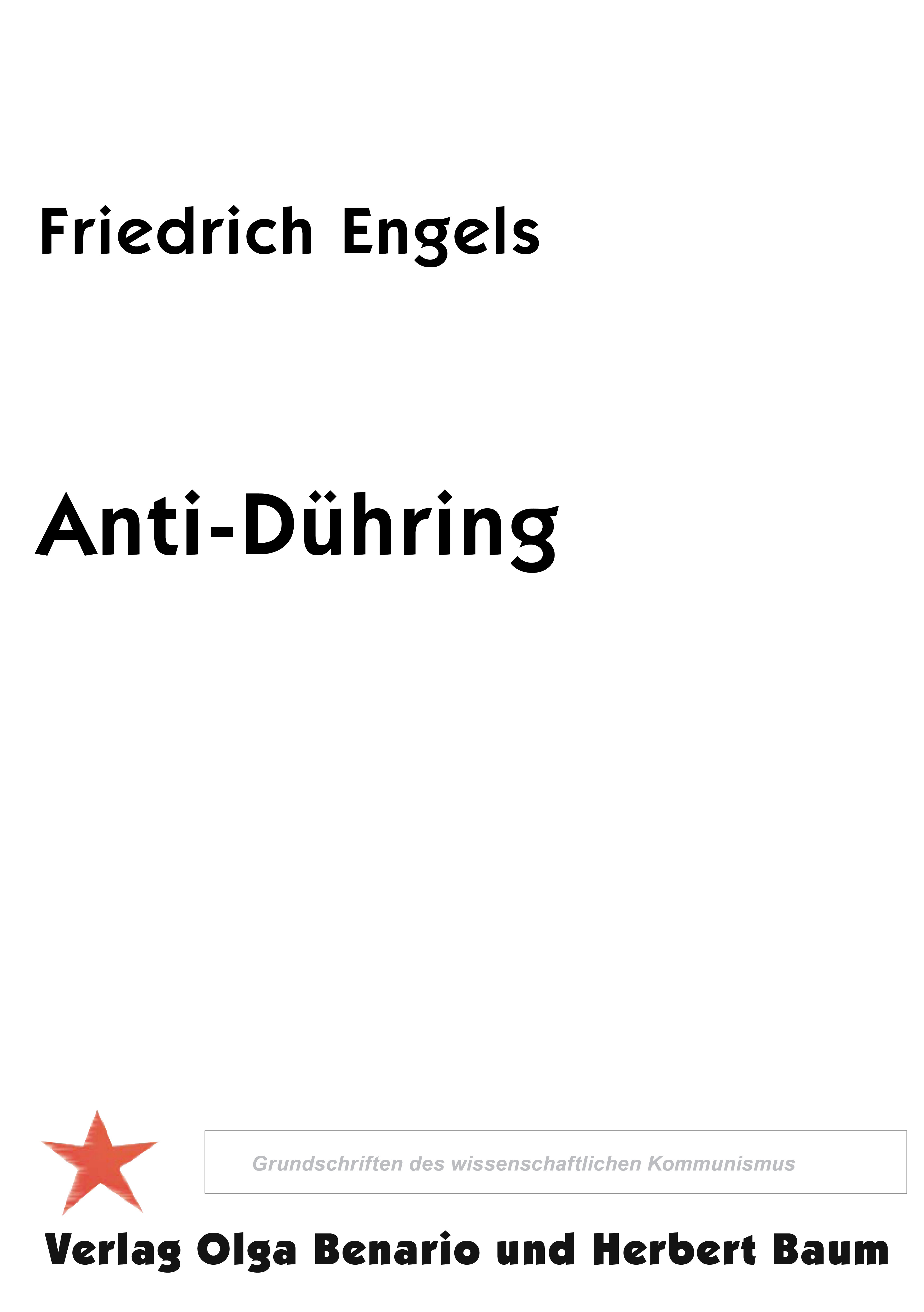 Friedrich Engels, Anti-Dühring, 1876/78